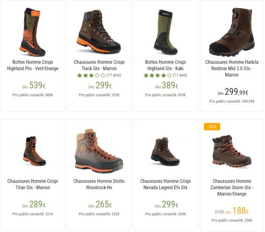 Chasseur, voila le secret des meilleures chaussures pour les traqueurs
