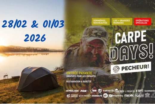 Les Carpe Days de Pecheur.com sont de retour en 2026